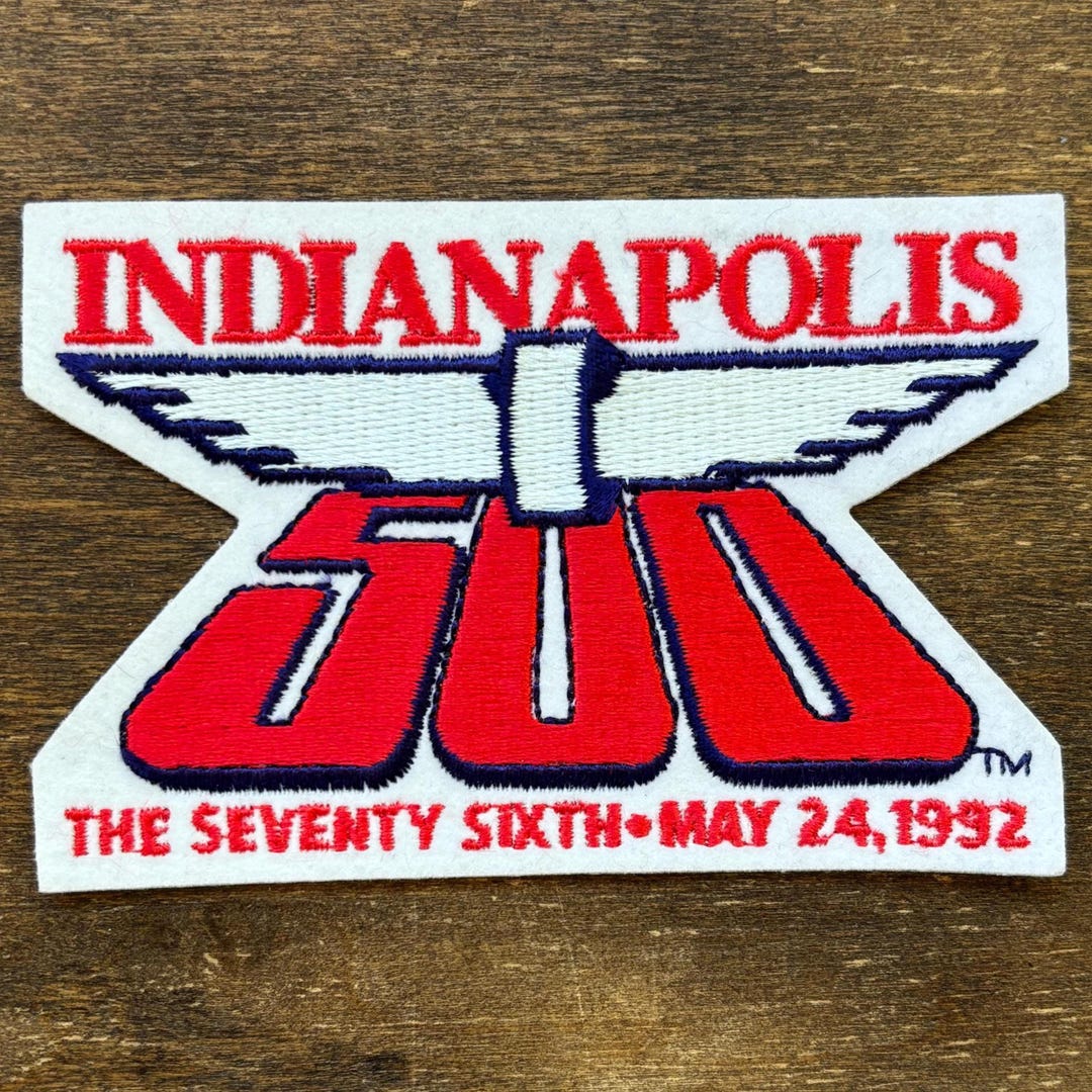1992 Indianapolis 500 Vintage Souvenir Travel Patch - Etsy