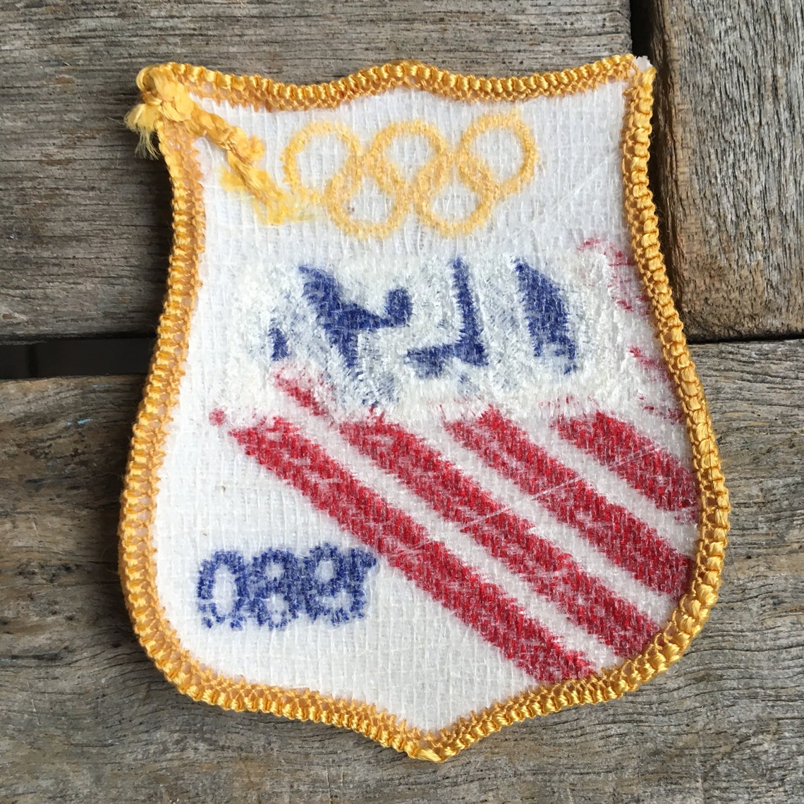 Team USA 1980 Olympics Vintage Souvenir Travel Patch | Etsy