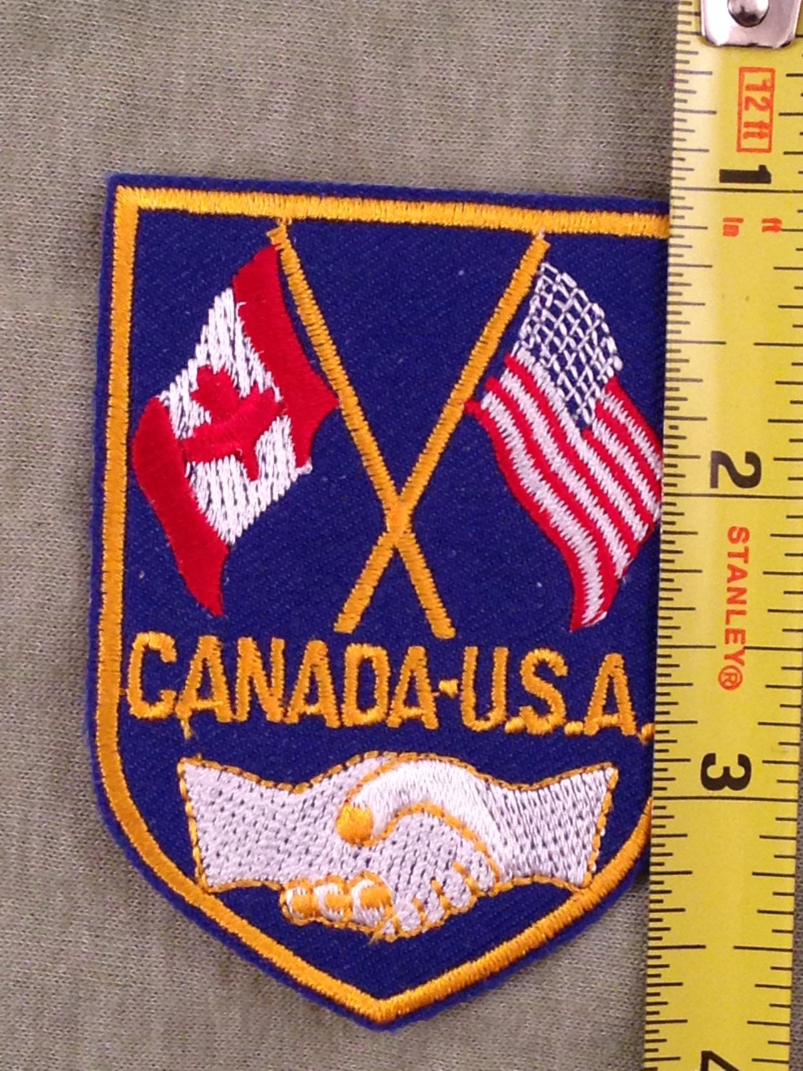 Canada-usa Vintage Travel Patch by Voyager | Etsy