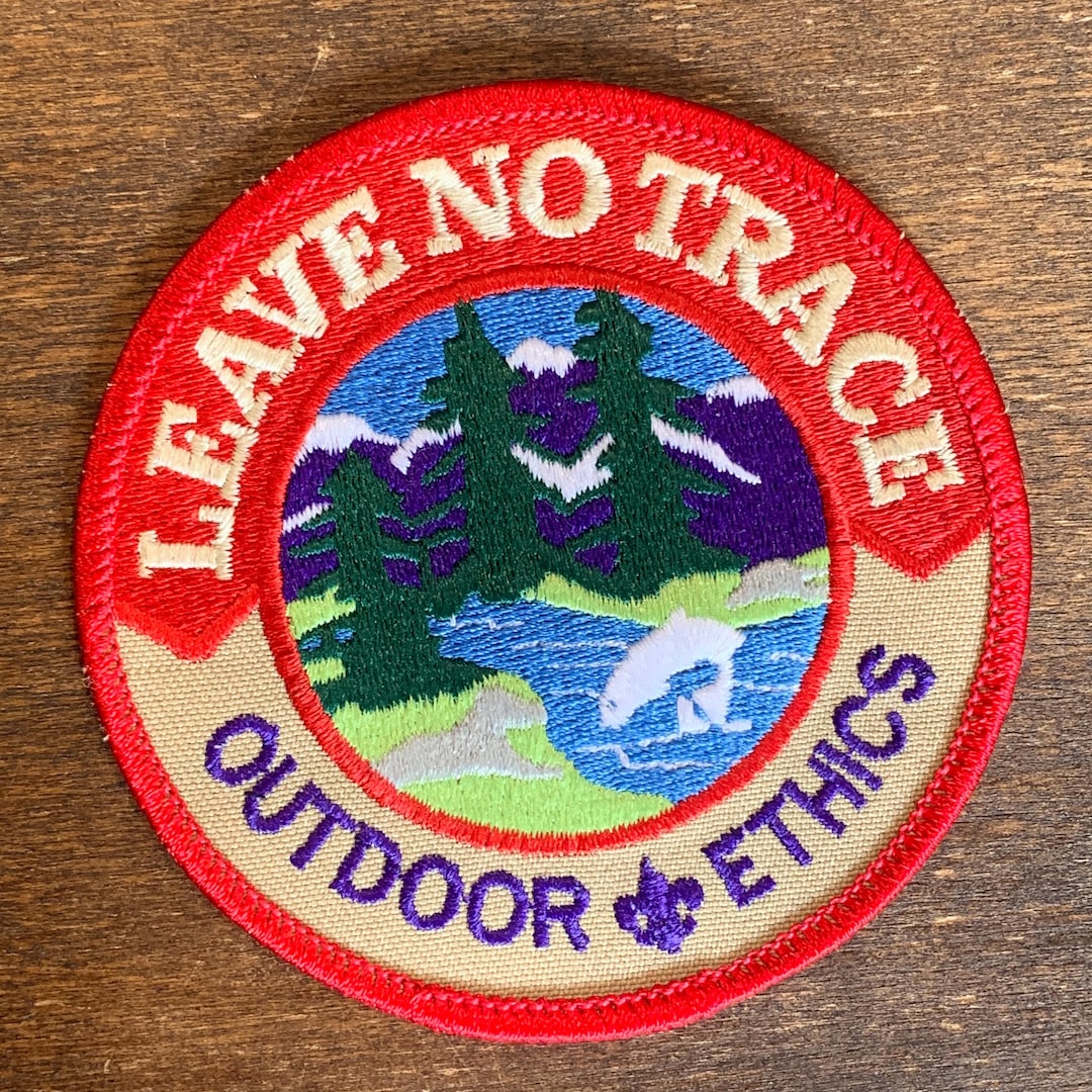 Leave No Trace, Outdoor Ethics, Boy Scouts Patch - Etsy
