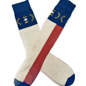 North Carolina Flag Socks - Etsy