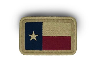 TEXAS State Flag Patch 100% Embroidered Iron or Sew On - Etsy