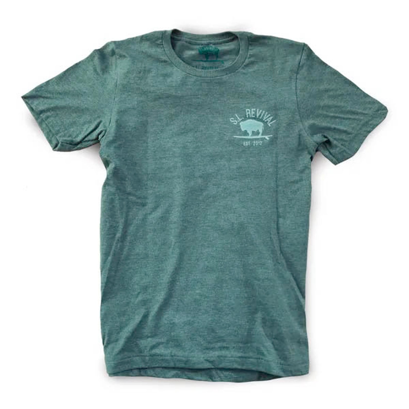 Surfing Bear Back Graphic T-shirt Heather Forest - Etsy