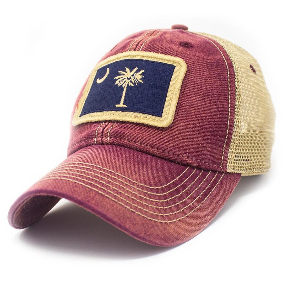 South Carolina Flag Patch Trucker Hat - Etsy