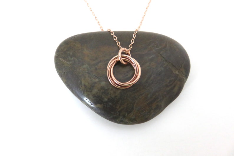 30th Birthday for Her Rose Gold Necklace 30th Birthday Gift - Etsy