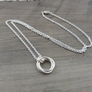 Three Generations Necklace, Generations Necklace, Small Pendant ...