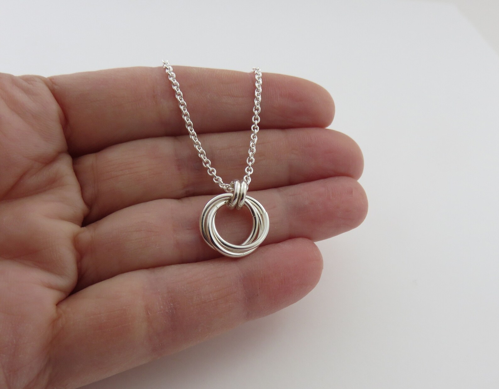 Three Generations Necklace, Generations Necklace, Small Pendant ...