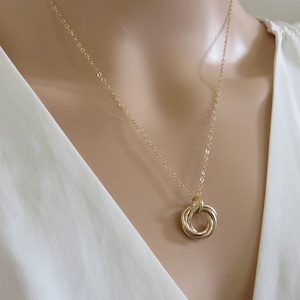 50th Birthday Gift for Women, 14k Gold Filled Necklace, 50th Birthday ...