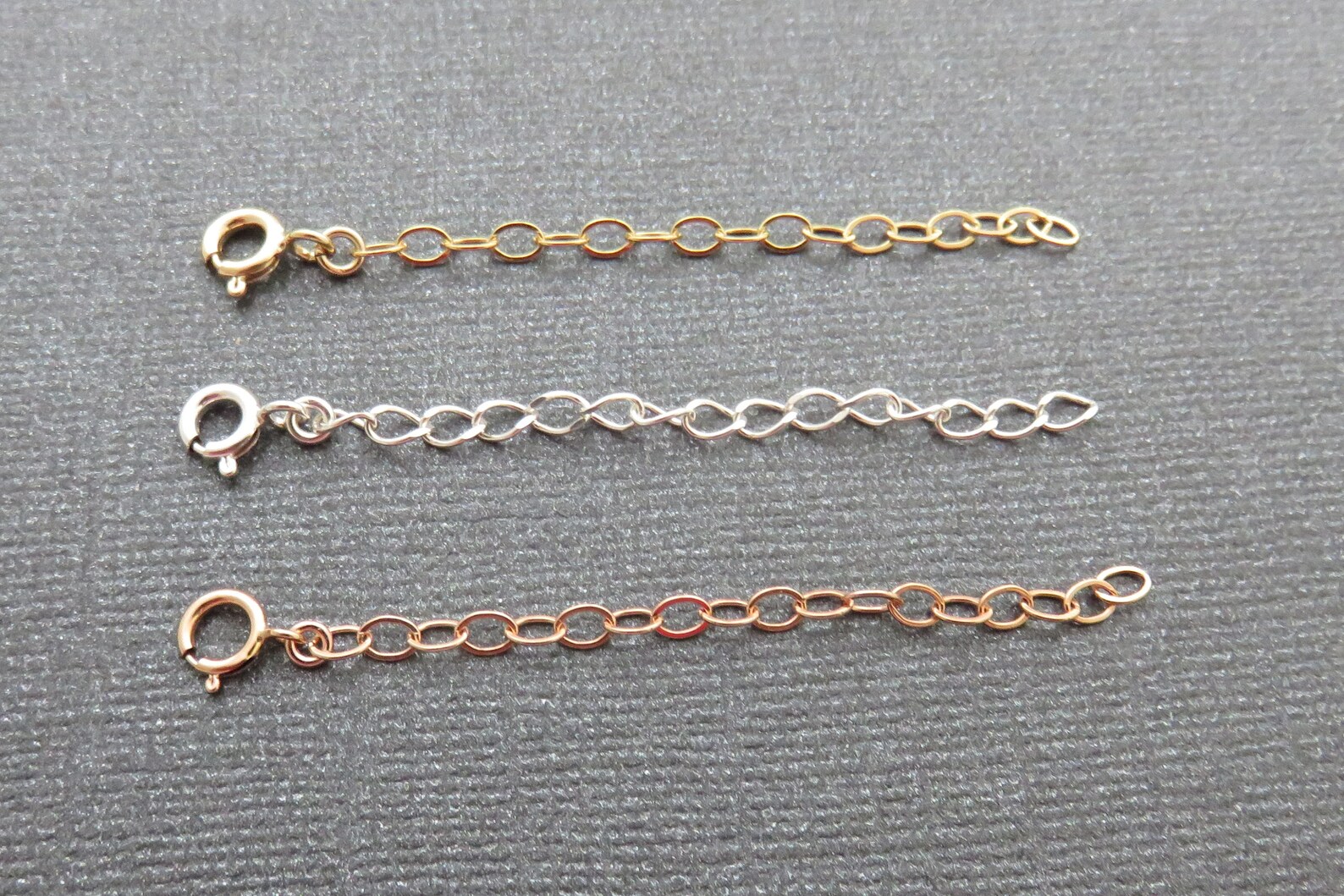 Gold Extension Chain, 14k Yellow Gold Filled Extender, Necklace ...