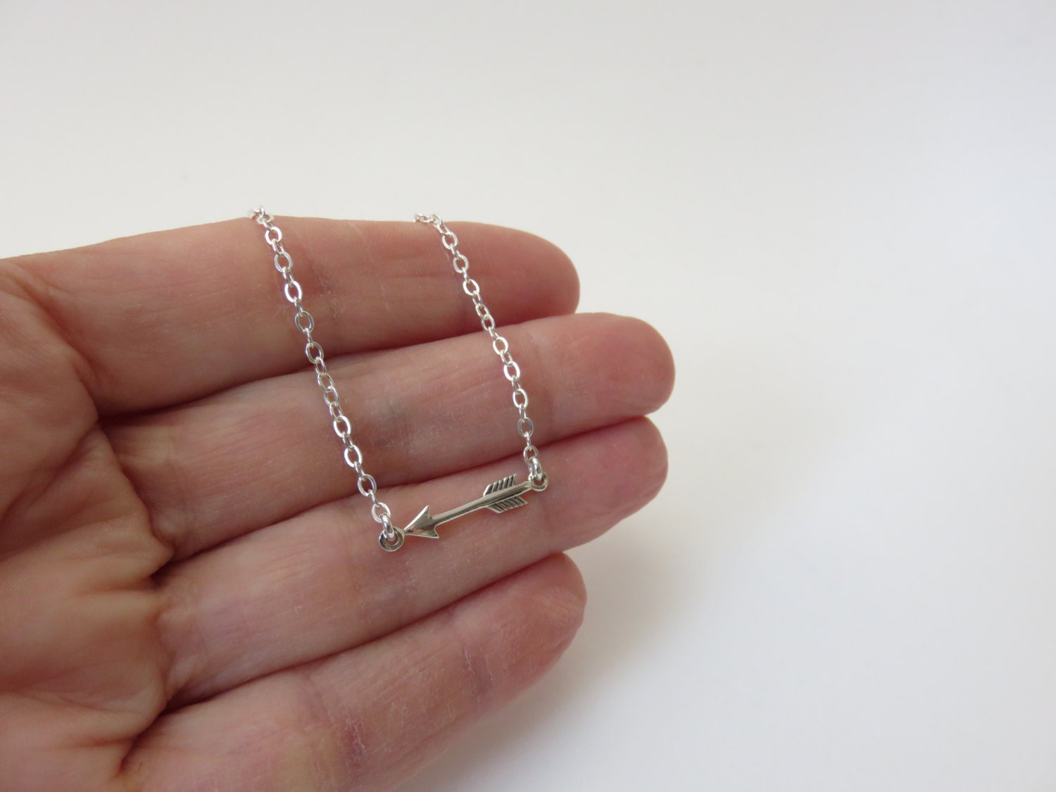 Sterling Silver Arrow Necklace Graduation Gift for Her Arrow - Etsy