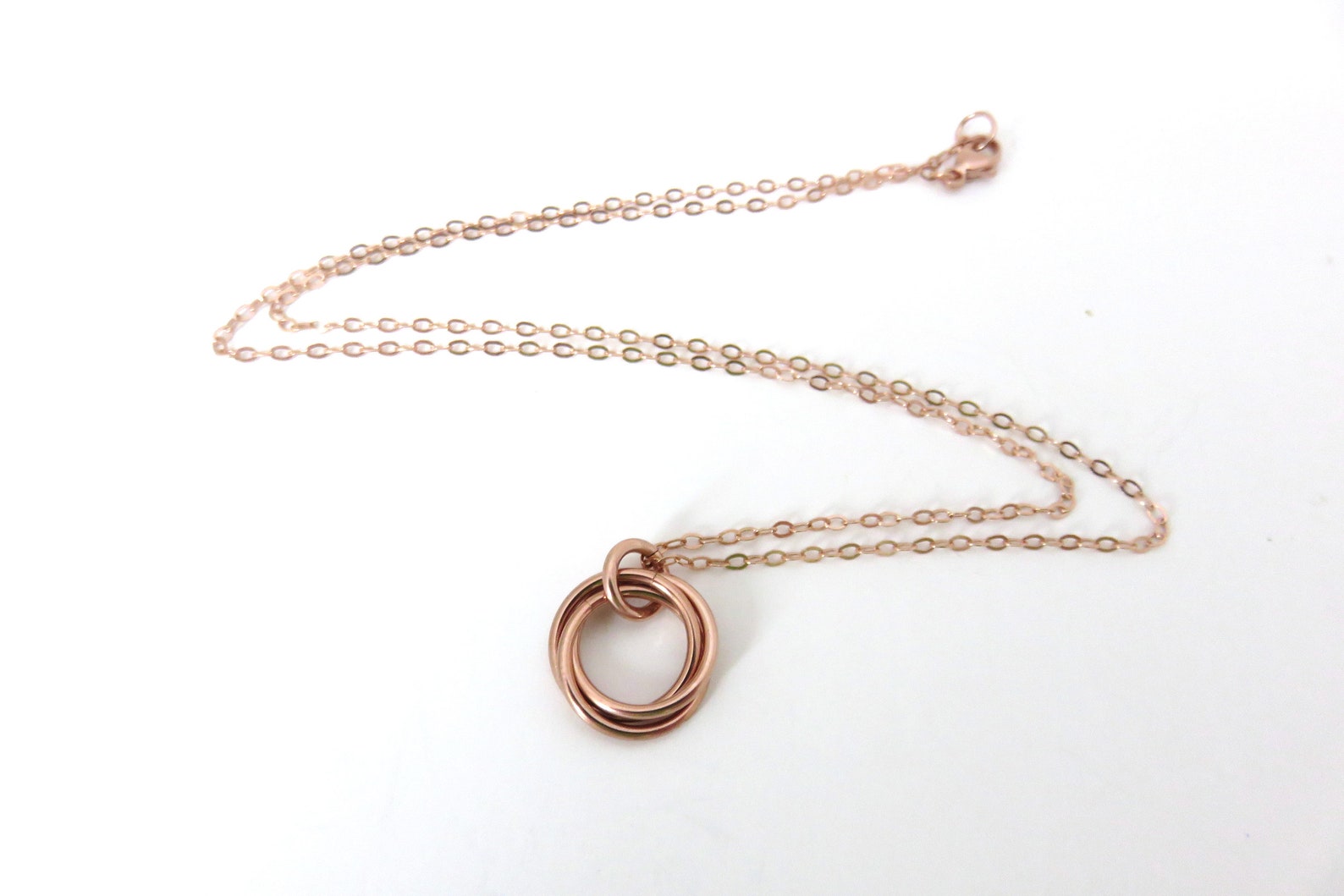 30th Birthday for Her Rose Gold Necklace 30th Birthday Gift - Etsy