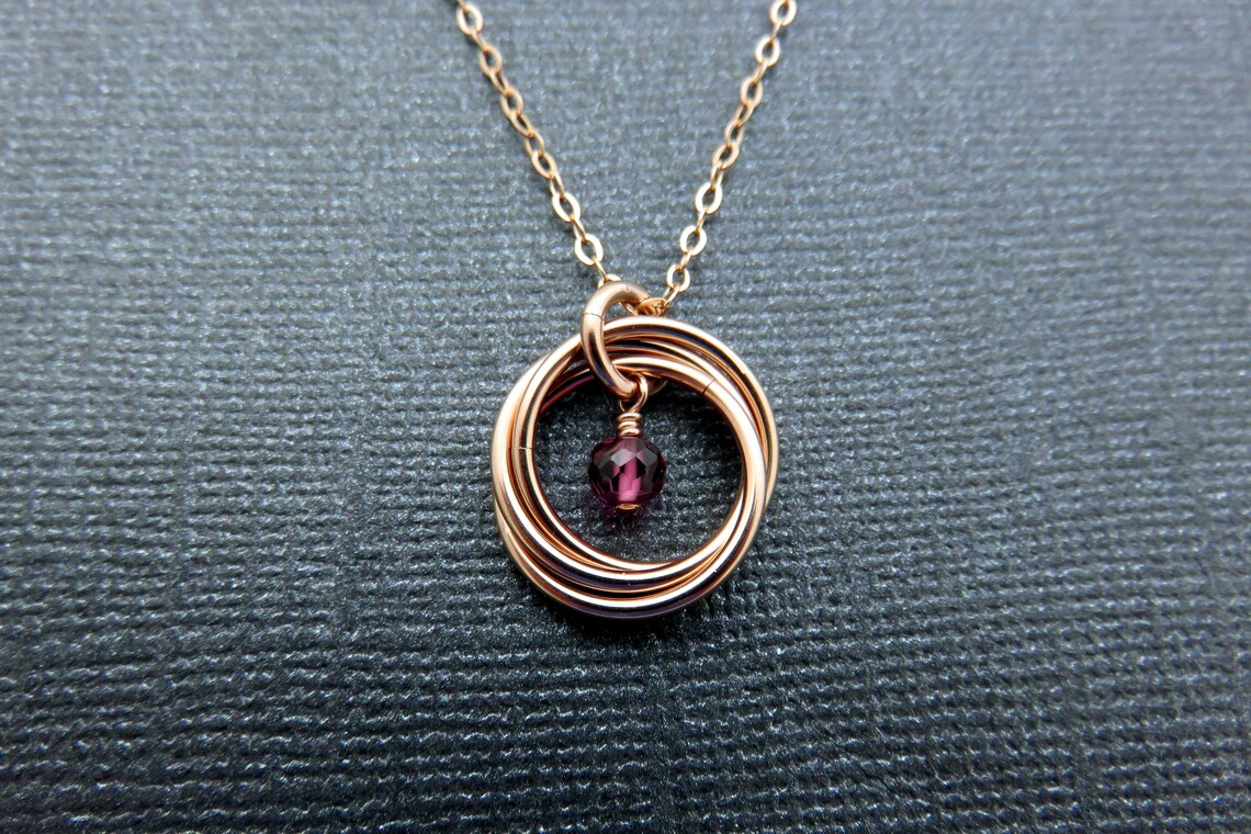 30th Birthday for Her, Rose Gold Necklace, 30th Birthday Gift ...