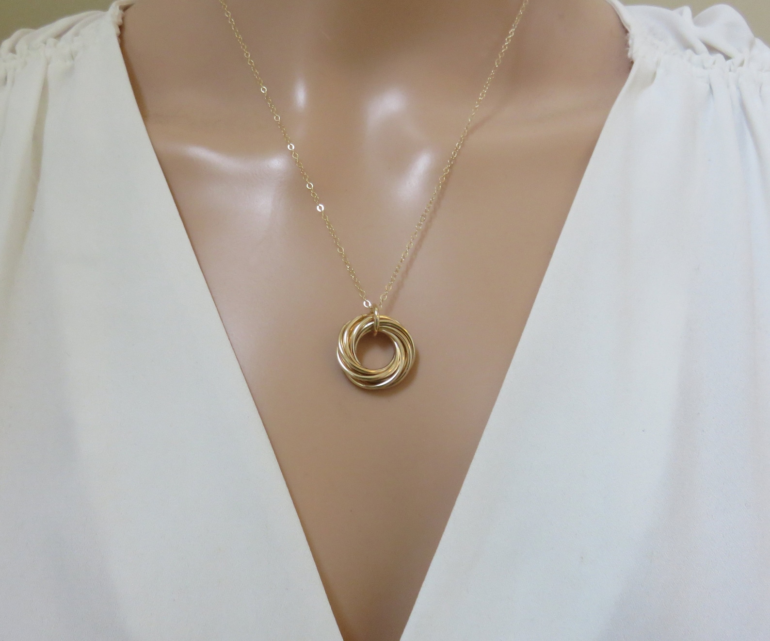90th Birthday Gift, Gold Filled Necklace, 90th Birthday for Women ...