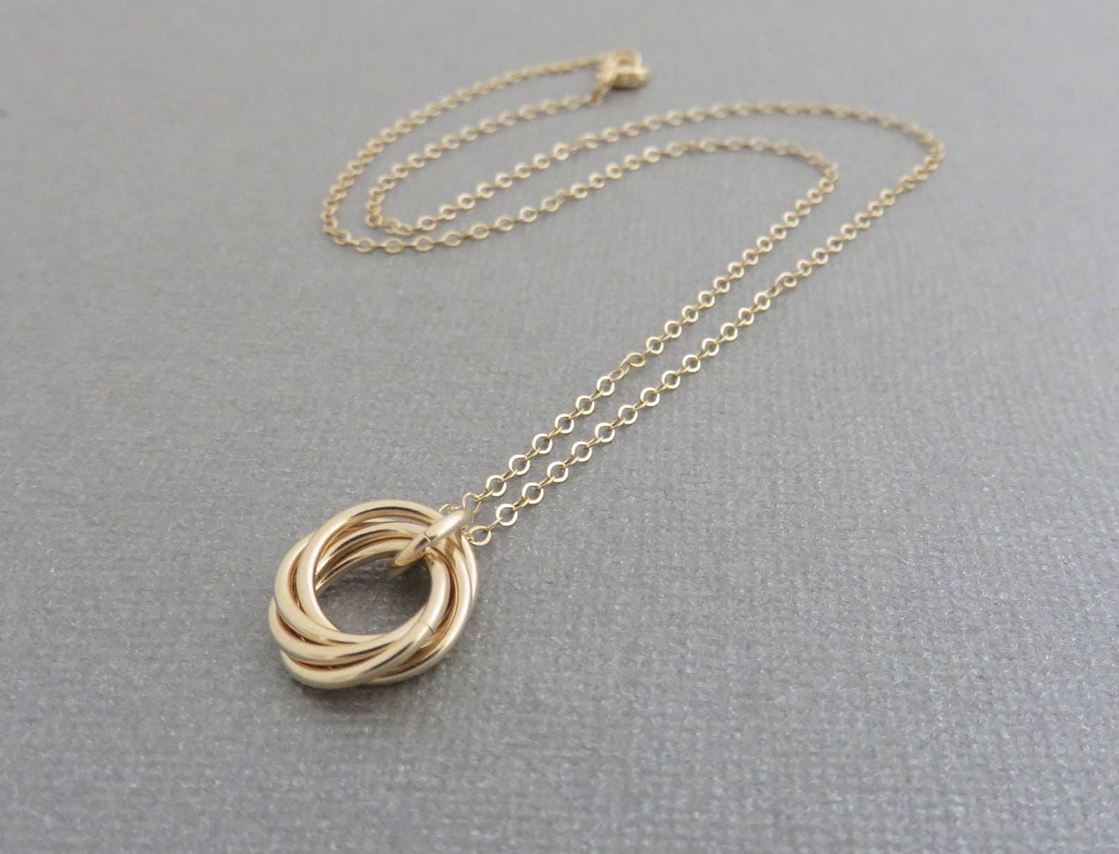 50th Birthday Gift for Women, 14k Gold Filled Necklace, 50th Birthday ...