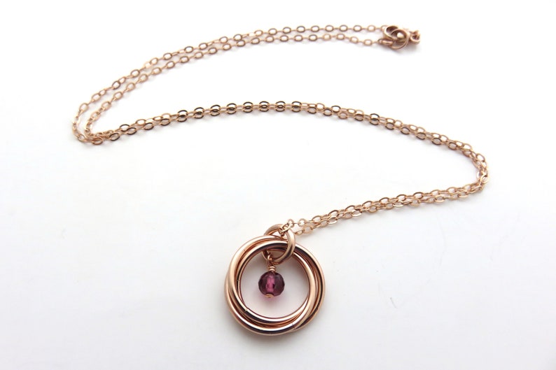 30th Birthday for Her, Rose Gold Necklace, 30th Birthday Gift ...