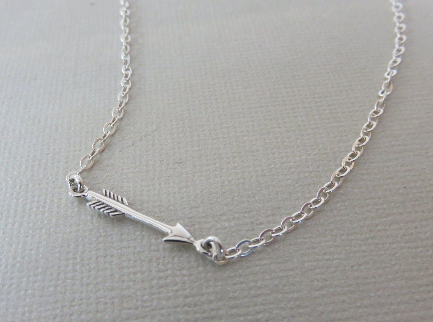 Sterling Silver Arrow Necklace Graduation Gift for Her Arrow - Etsy