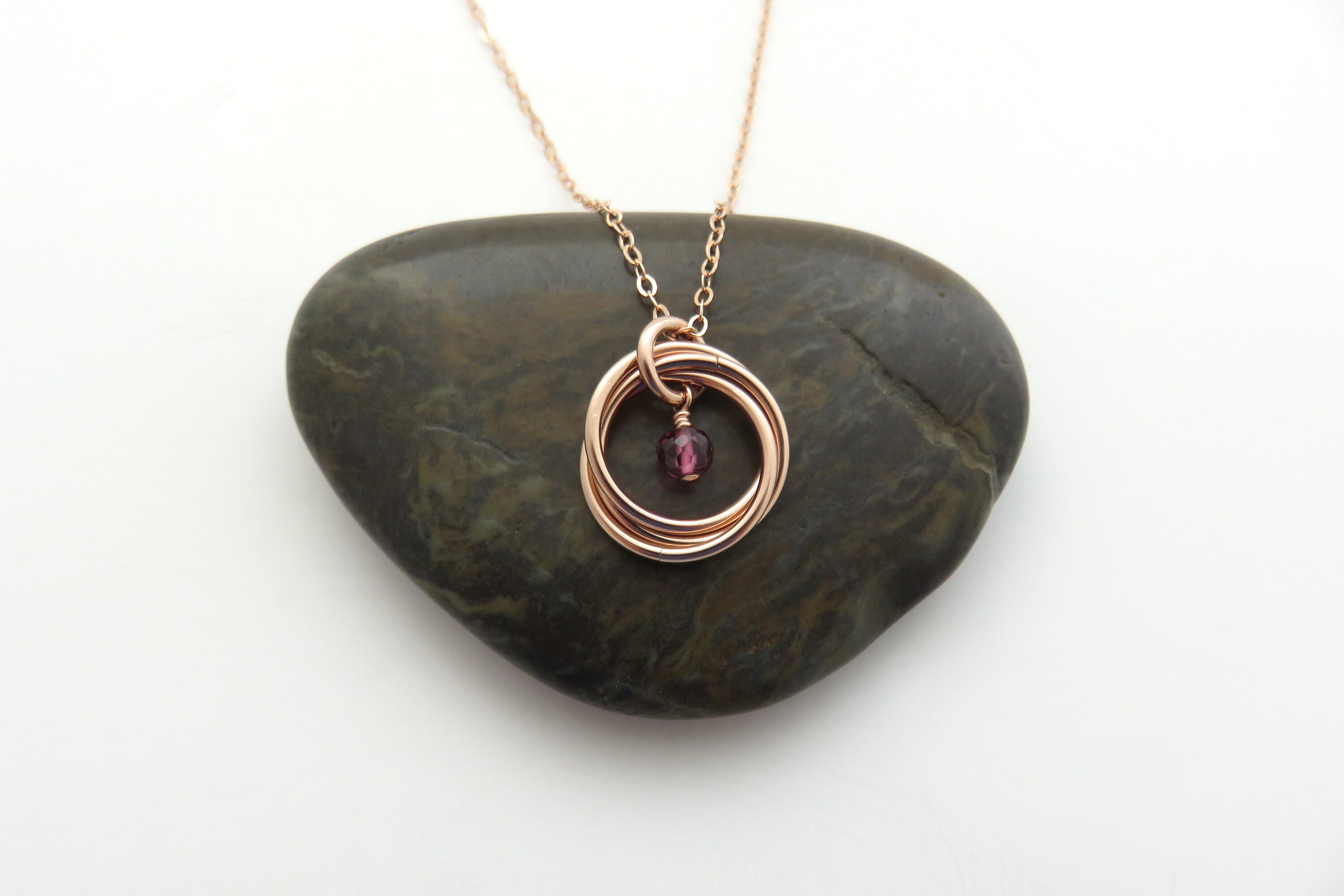 30th Birthday for Her, Rose Gold Necklace, 30th Birthday Gift ...