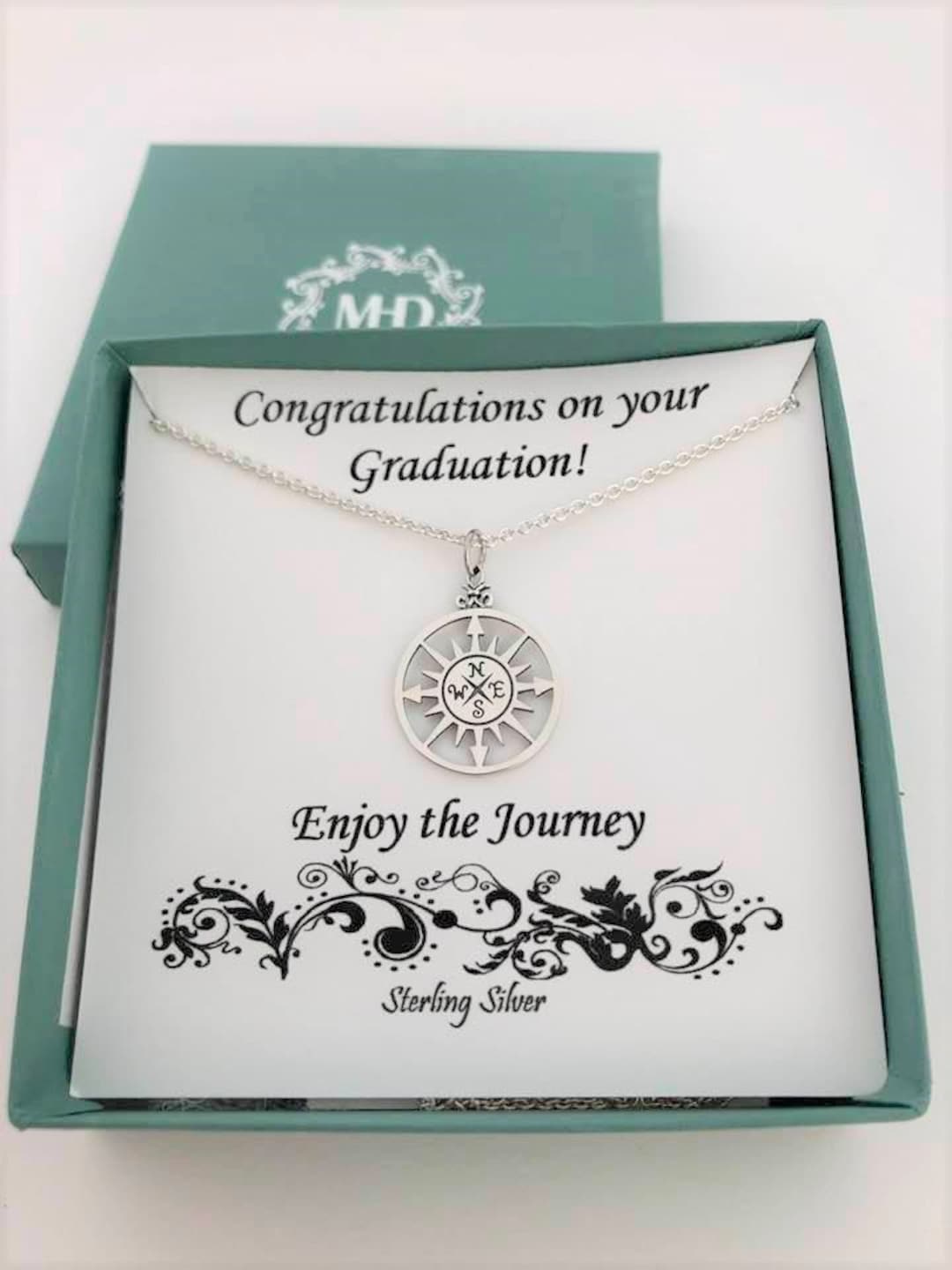 Graduation Gift for Her, Sterling Silver, High School Graduaton Gift ...