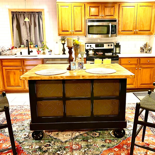 Custom Built Kitchen Islands - Etsy