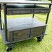 Industrial Style Media Console Carts. Built to Suit. farmhouse ...
