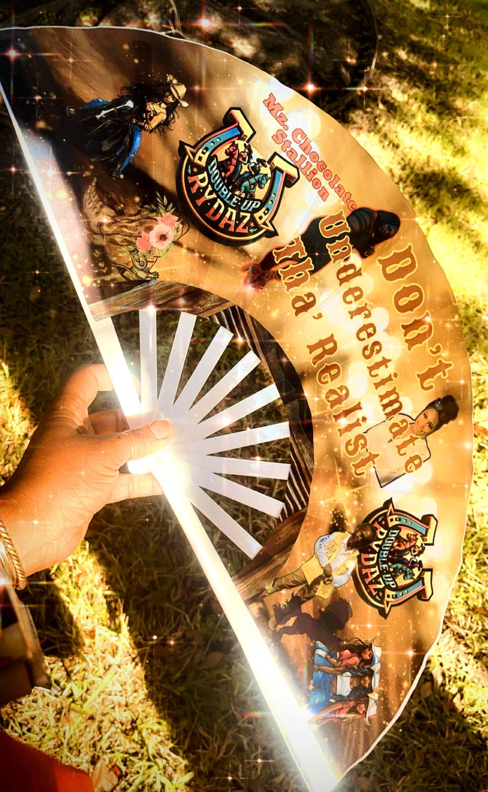 Snapfan Clackfan Trailride Fan Linedance Fan - Etsy