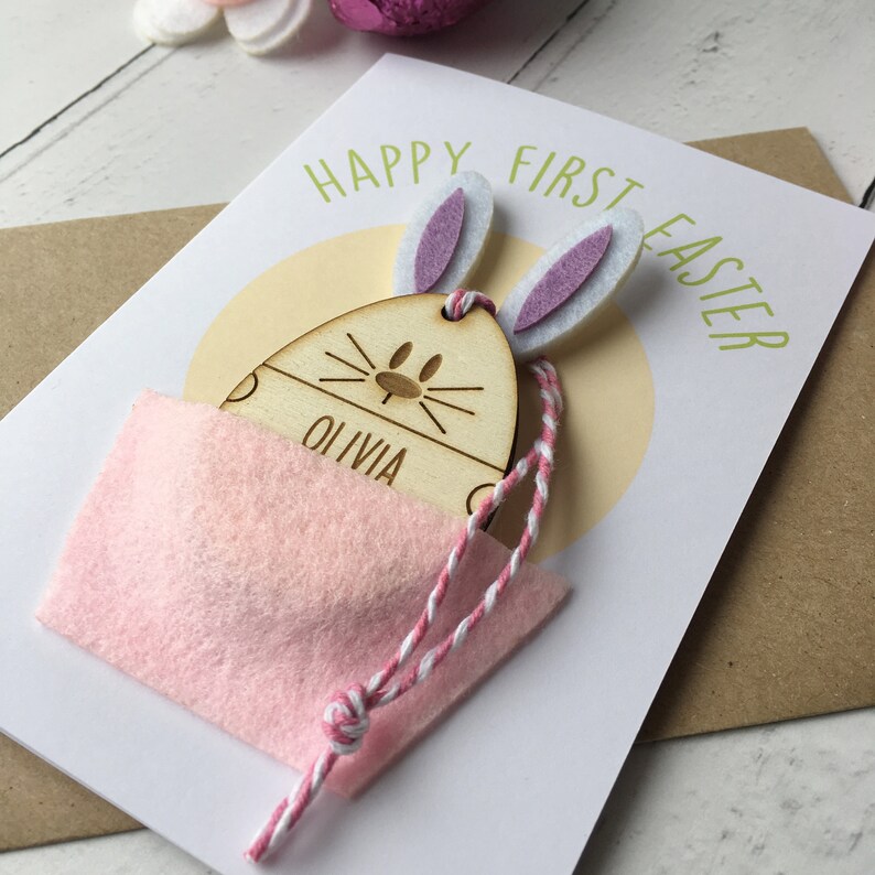 Baby's First Easter Card and Keepsake Ornament - Etsy