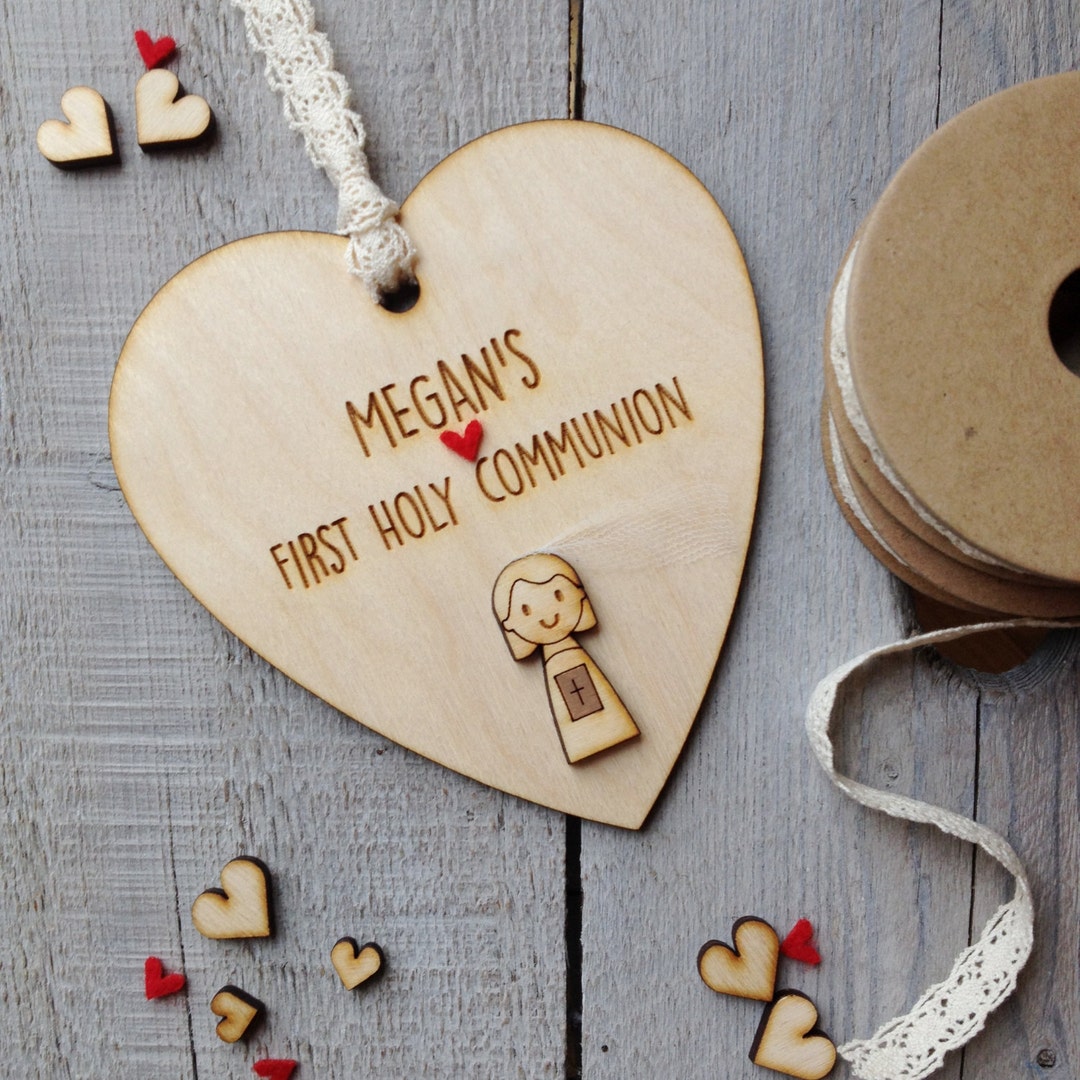First Holy Communion Keepsake - Confirmation Gift - Personalised Holy ...
