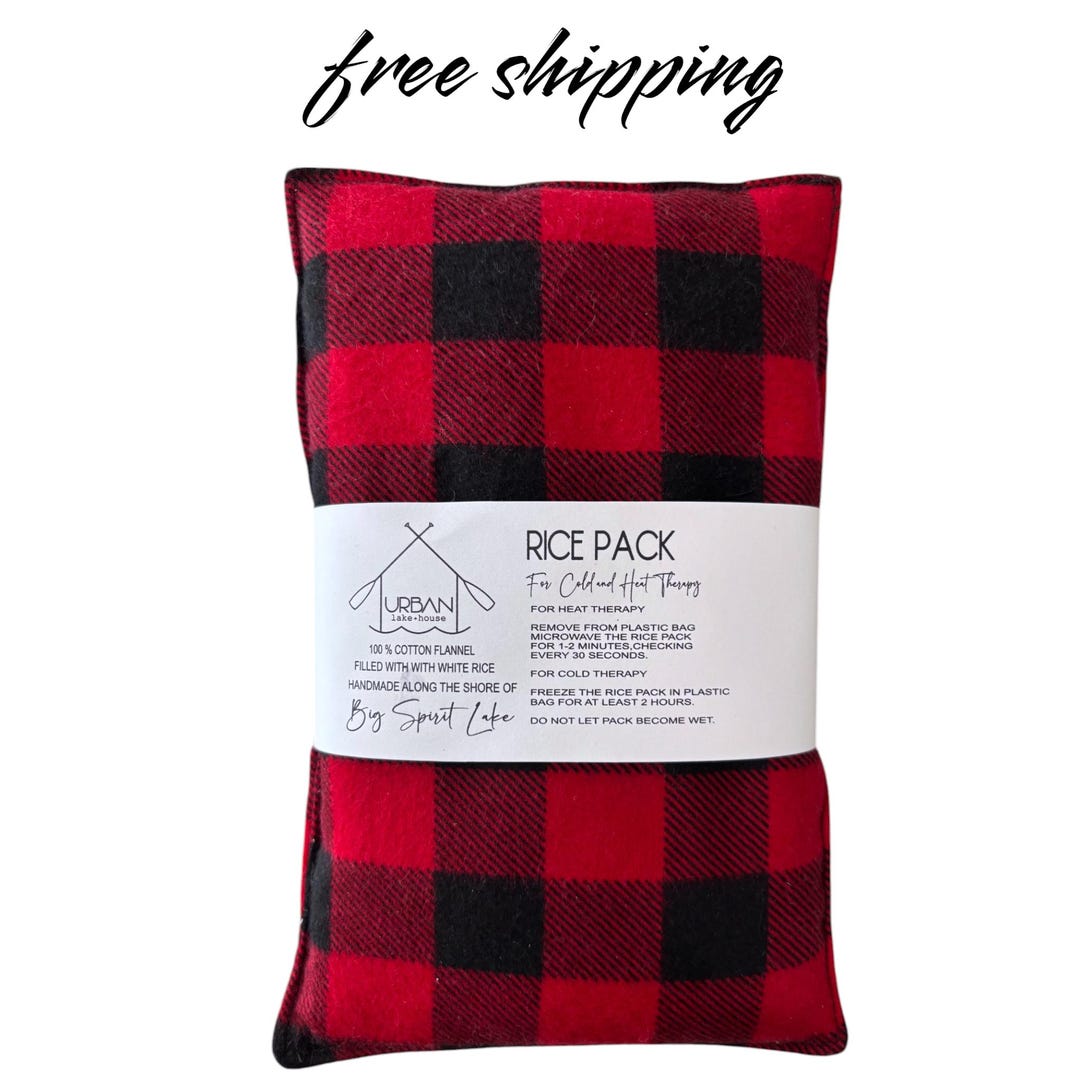 Rice Hot or Cold Pack- Reusable Rice Heating Pad-natural Pain Comfort ...