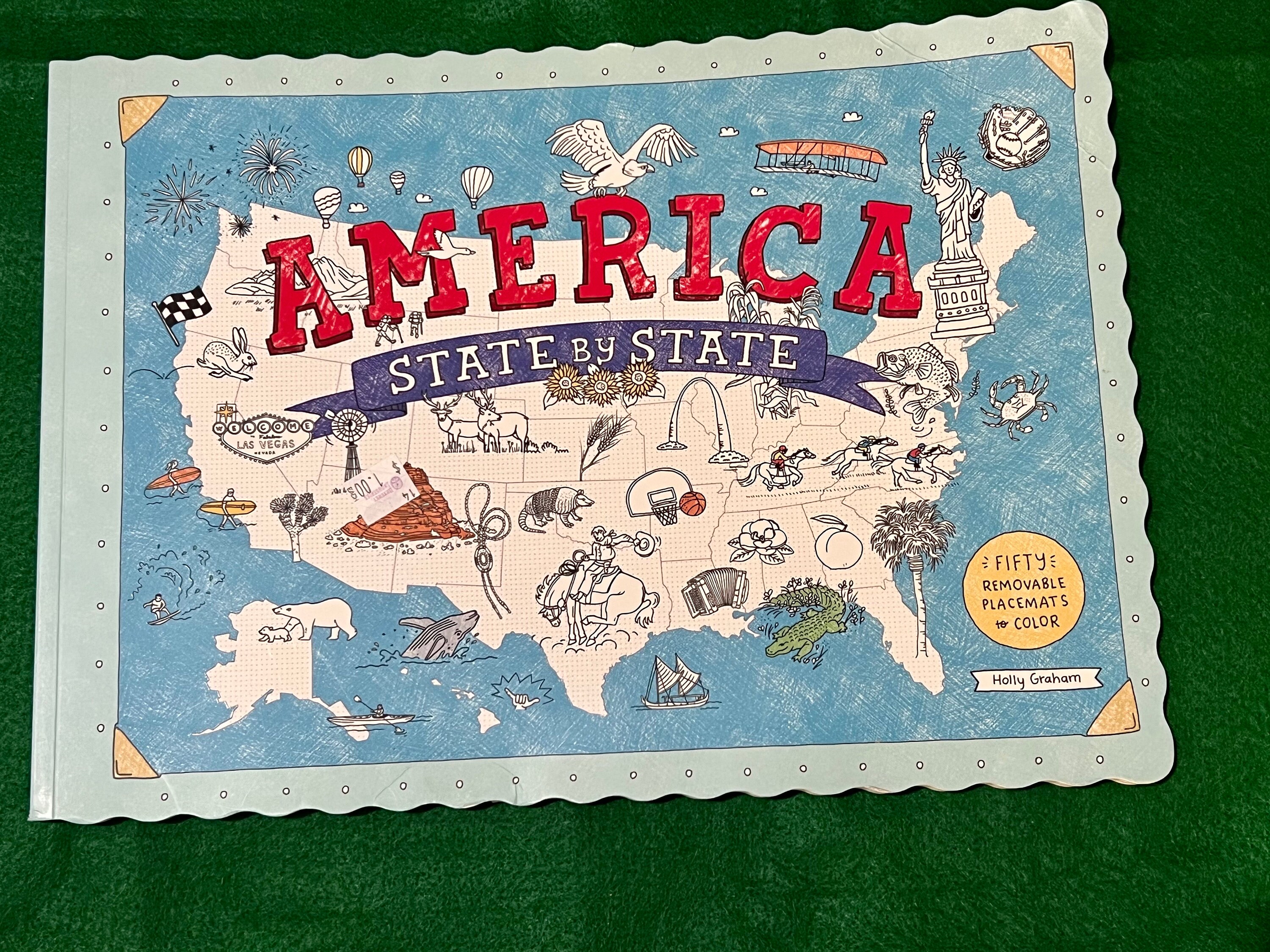 Coloring Book State by State - Etsy