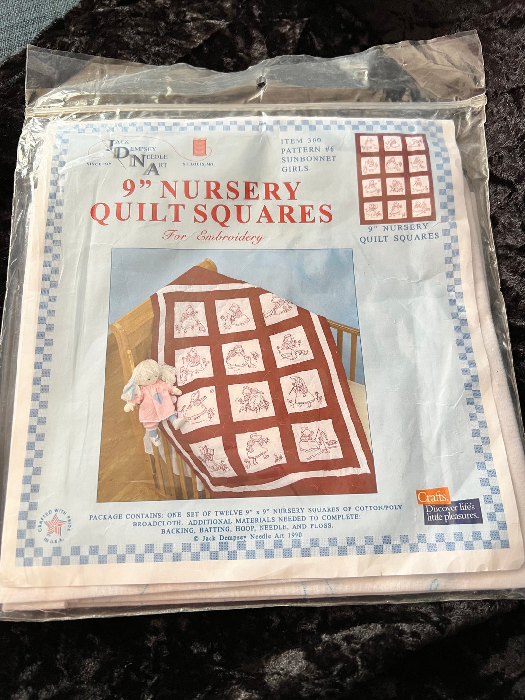 Nursery Quilt Squares Embroidery - Etsy