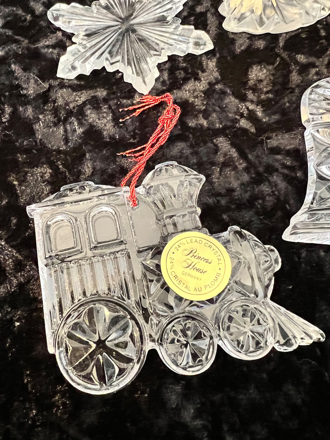 Princess House Lead Crystal Ornaments - Etsy