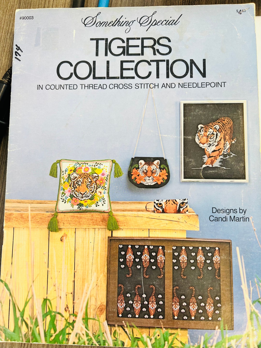 Counted Cross Stitch Pattern Book Tiger - Etsy