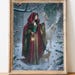 Winter Solstice Goddess Art Print: Mystical Yule Decor (11x14) - Etsy