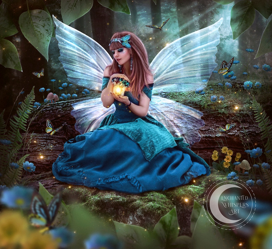 Art Print Woodland Fae, Fantasy Fairy Wall Décor, Mystical Artwork ...