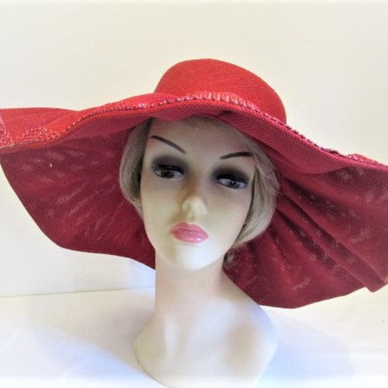 Red Hat Society Fabric - Etsy