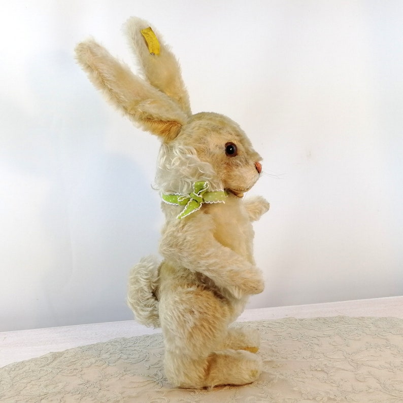 Steiff Rabbit Niki With Ids Jointed Large 16 Vintage 1951 - Etsy