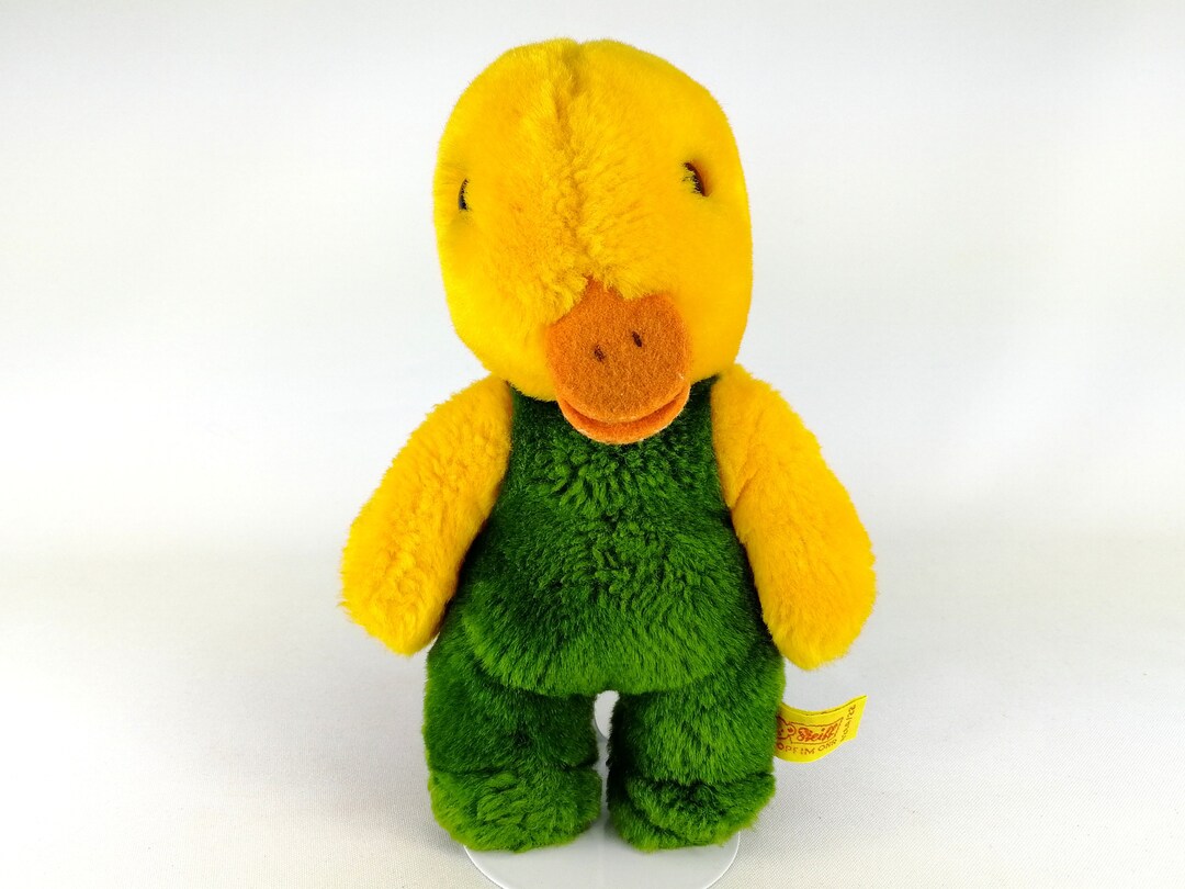 Steiff Duck Toldi With Ids and Squeaker 1980s Vintage 9 Inches - Etsy