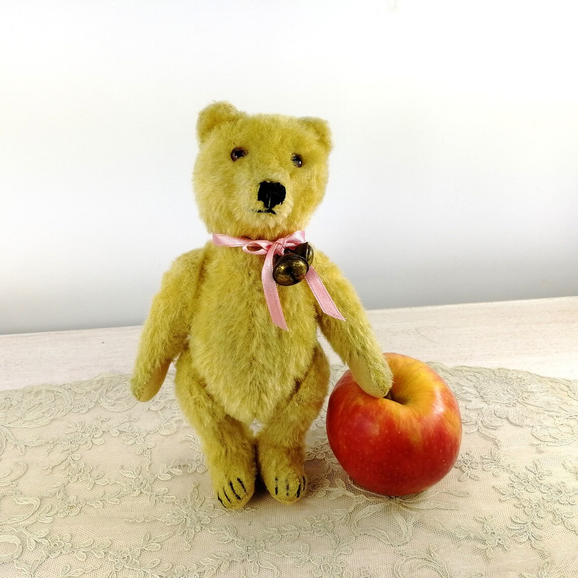 Steiff Original Teddy Bear 8 Inches Yellow Mohair Vintage 1950 - Etsy