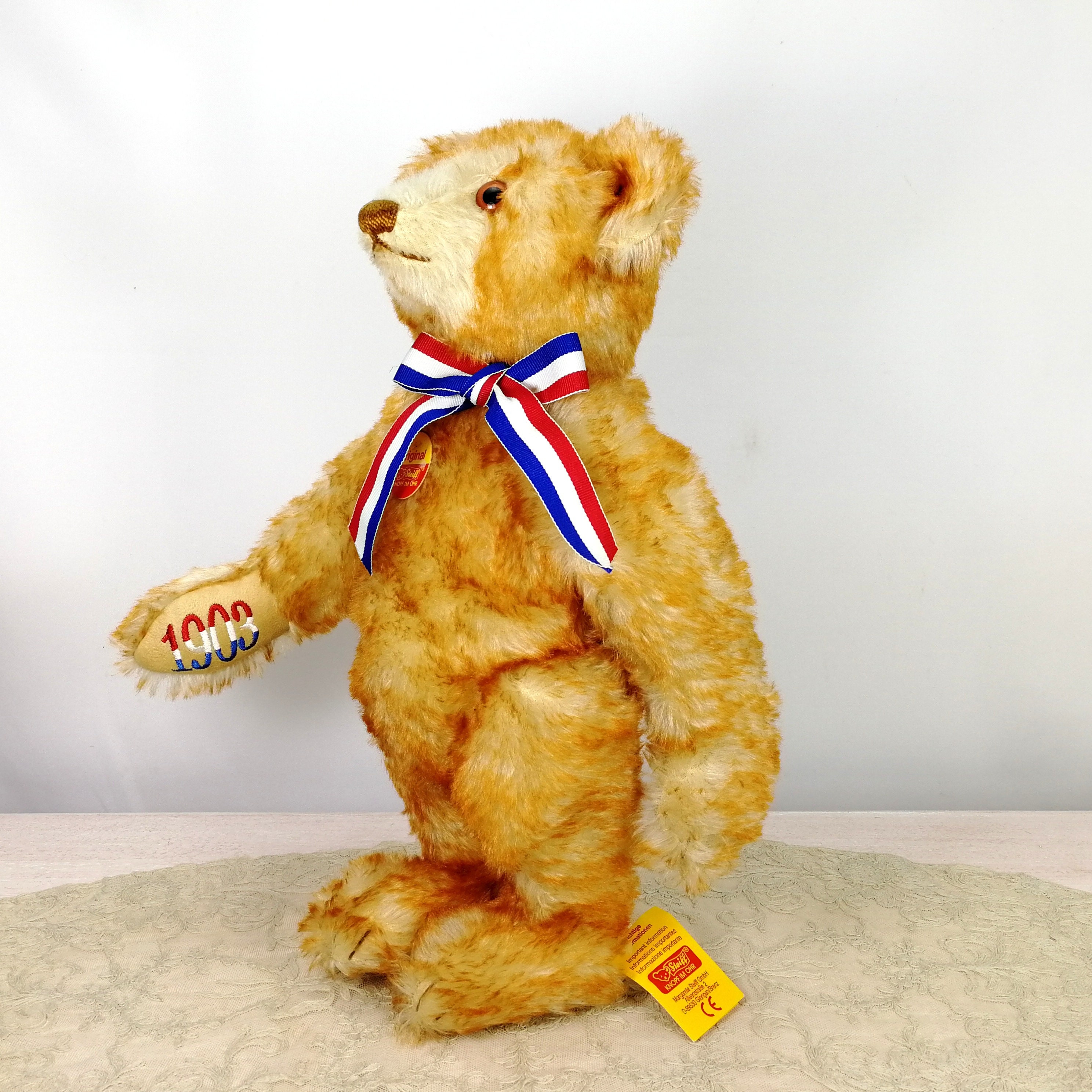 Steiff Bear Alice 1903 1993 Commemorative Ltd Edition Mint 16 - Etsy UK