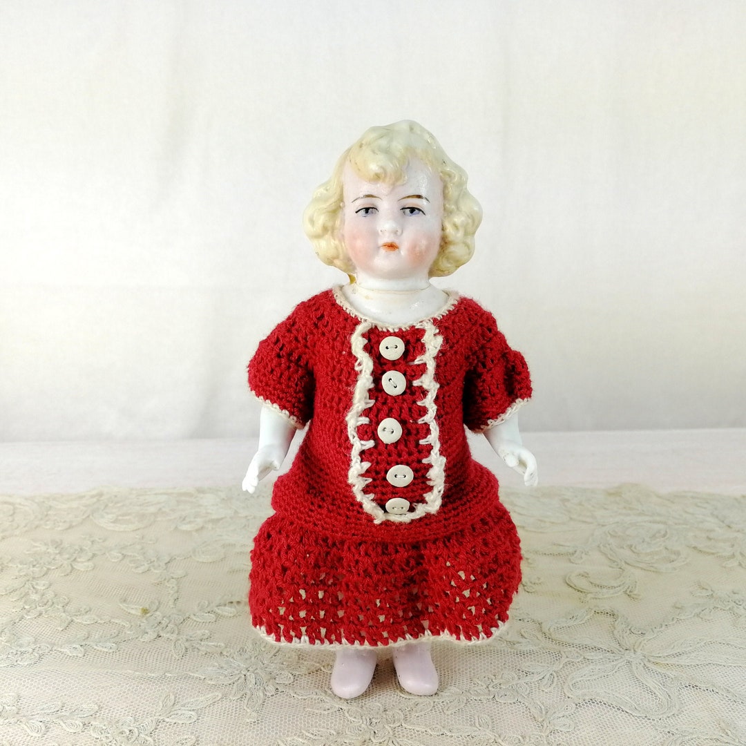 Hertwig All Bisque Dollhouse Doll 6 Inches Tall Around 1910 - Etsy