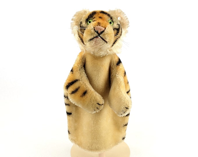 Steiff Tiger Hand Puppet With ID Vintage Made 1965 to 1968 - Etsy