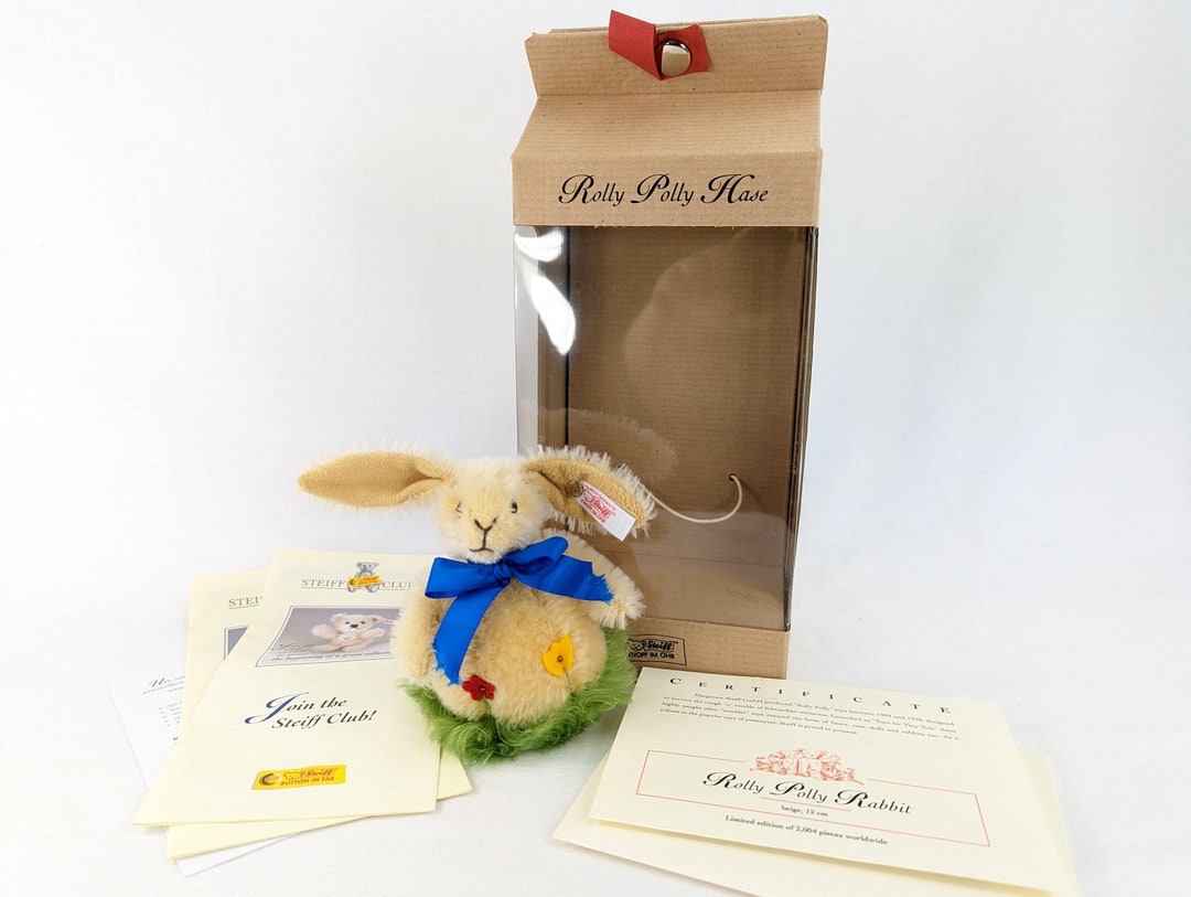 Steiff Rolly Polly Rabbit 2004 Mint in Box Limited Edition Vintage ...