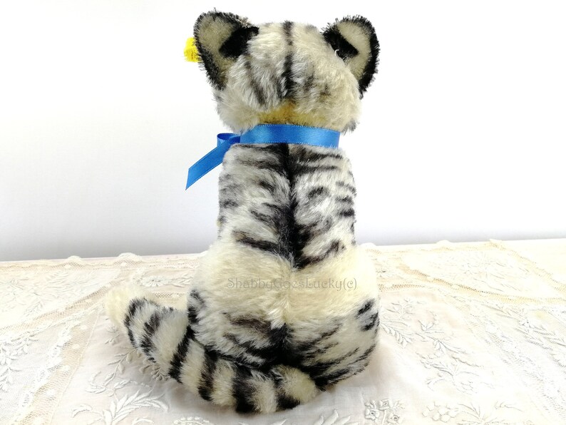 Steiff cat Susi with Steiff button label vintage sitting | Etsy