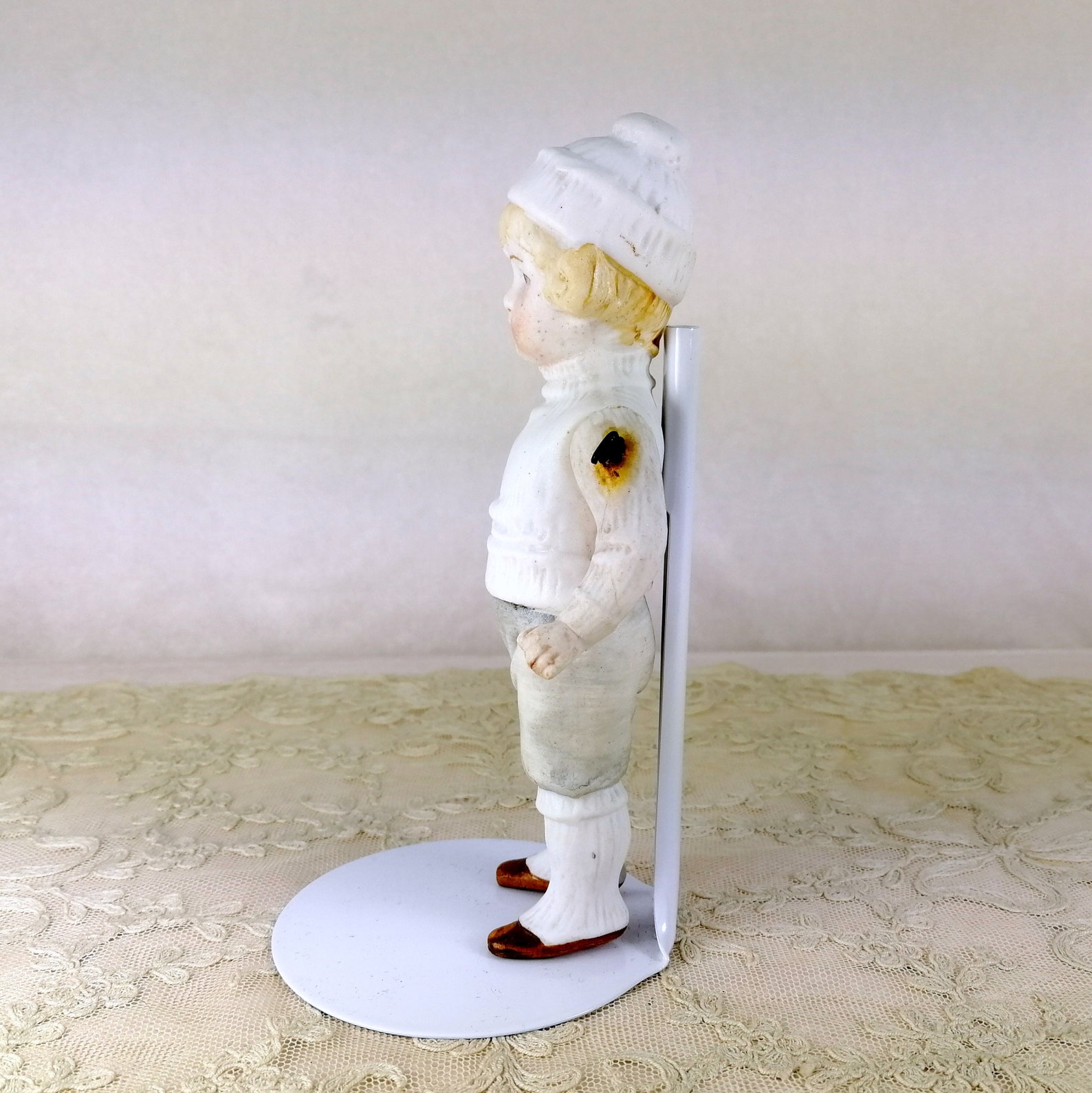 Hertwig All Bisque Boy Doll 6 Inches Tall Around 1910 | Etsy