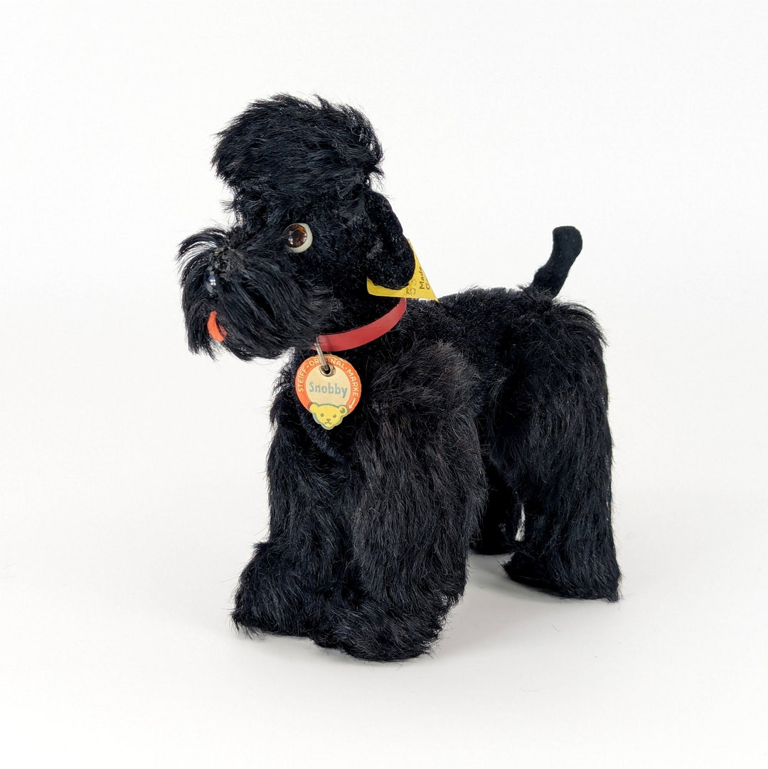Steiff Poodle Snobby Black All Ids 6 Inches Vintage 1965 to 1967 ...