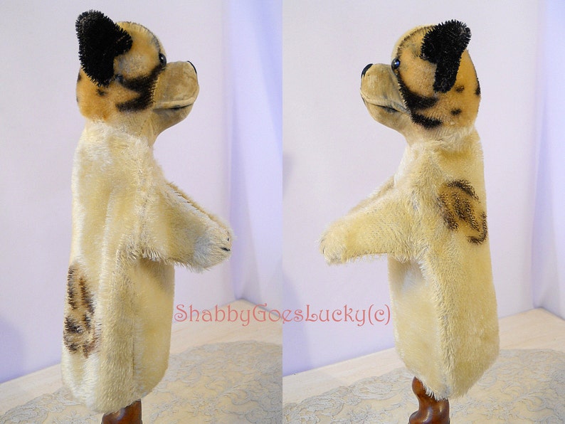 Steiff Bulldog Bully Hand Puppet Vintage 1952 to 1963 - Etsy