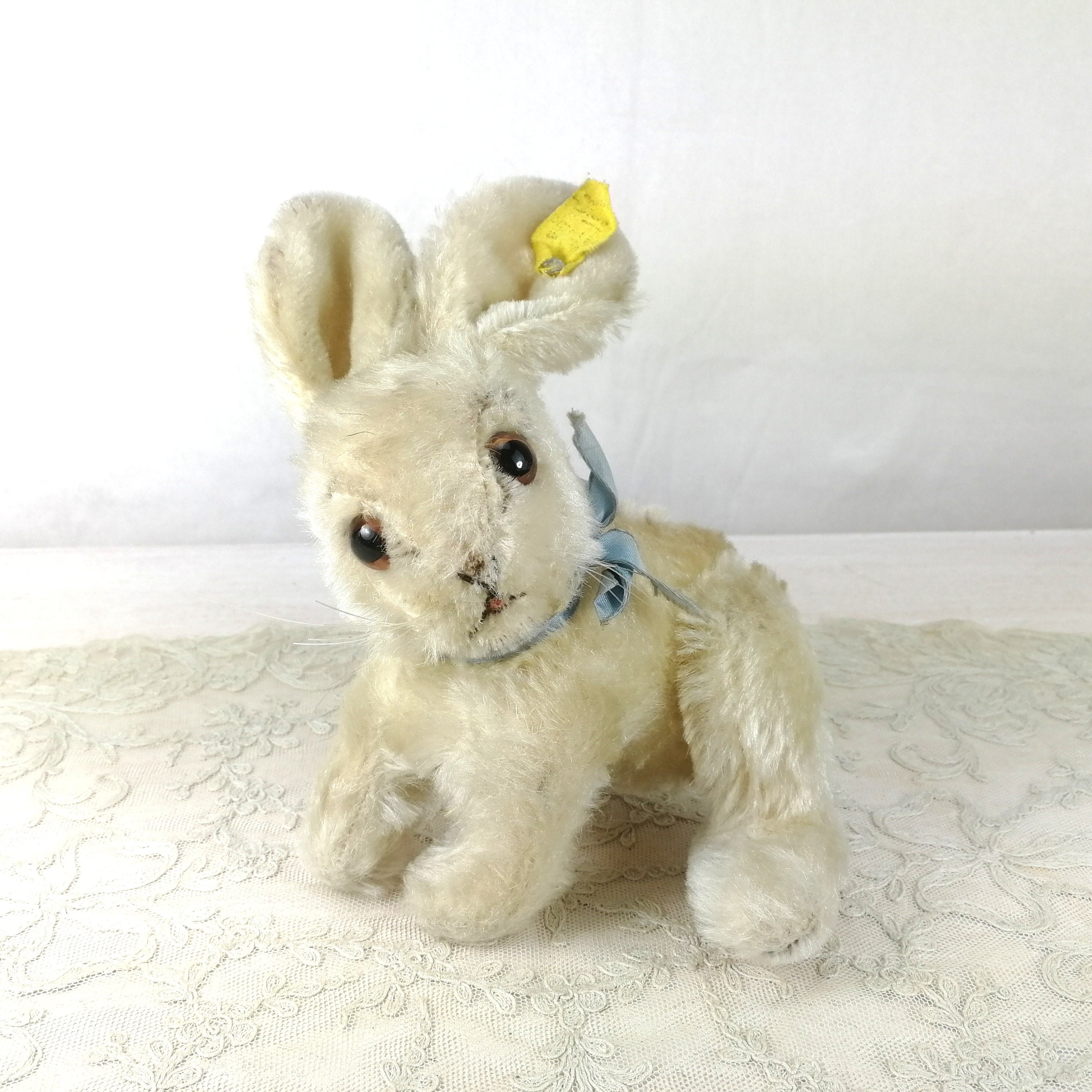 Steiff Changeable Rabbit with IDs smaller 7 inches vintage | Etsy