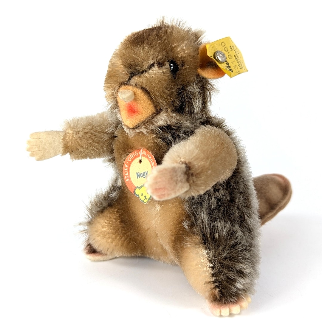 Steiff Beaver All Ids Smallest 4 Inches Vintage 1965 to 1967 Produced ...
