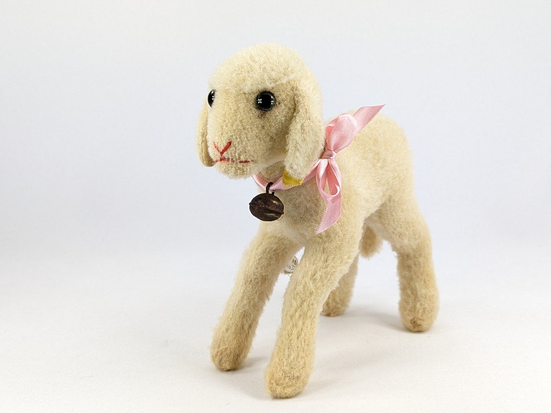 Steiff Lamb With US Zone Tag and Ids Vintage 1949 to 1951 Standing 7 ...