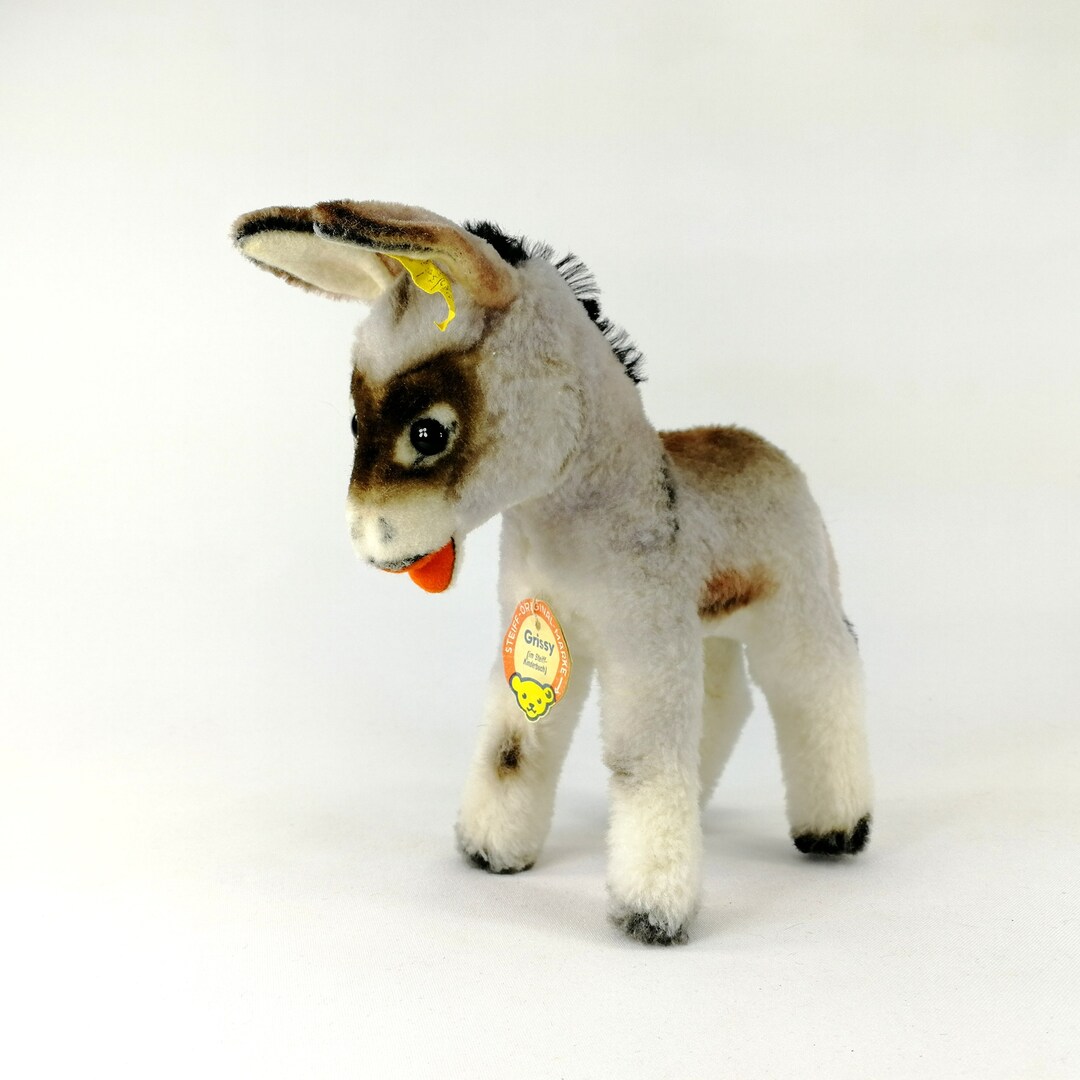 Steiff Donkey All Ids Mint Condition Midi 7 Inches Vintage 1968 to 1975 ...